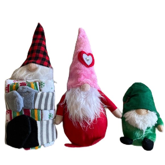 Other | 3 Stuffed Gnomes | Poshmark